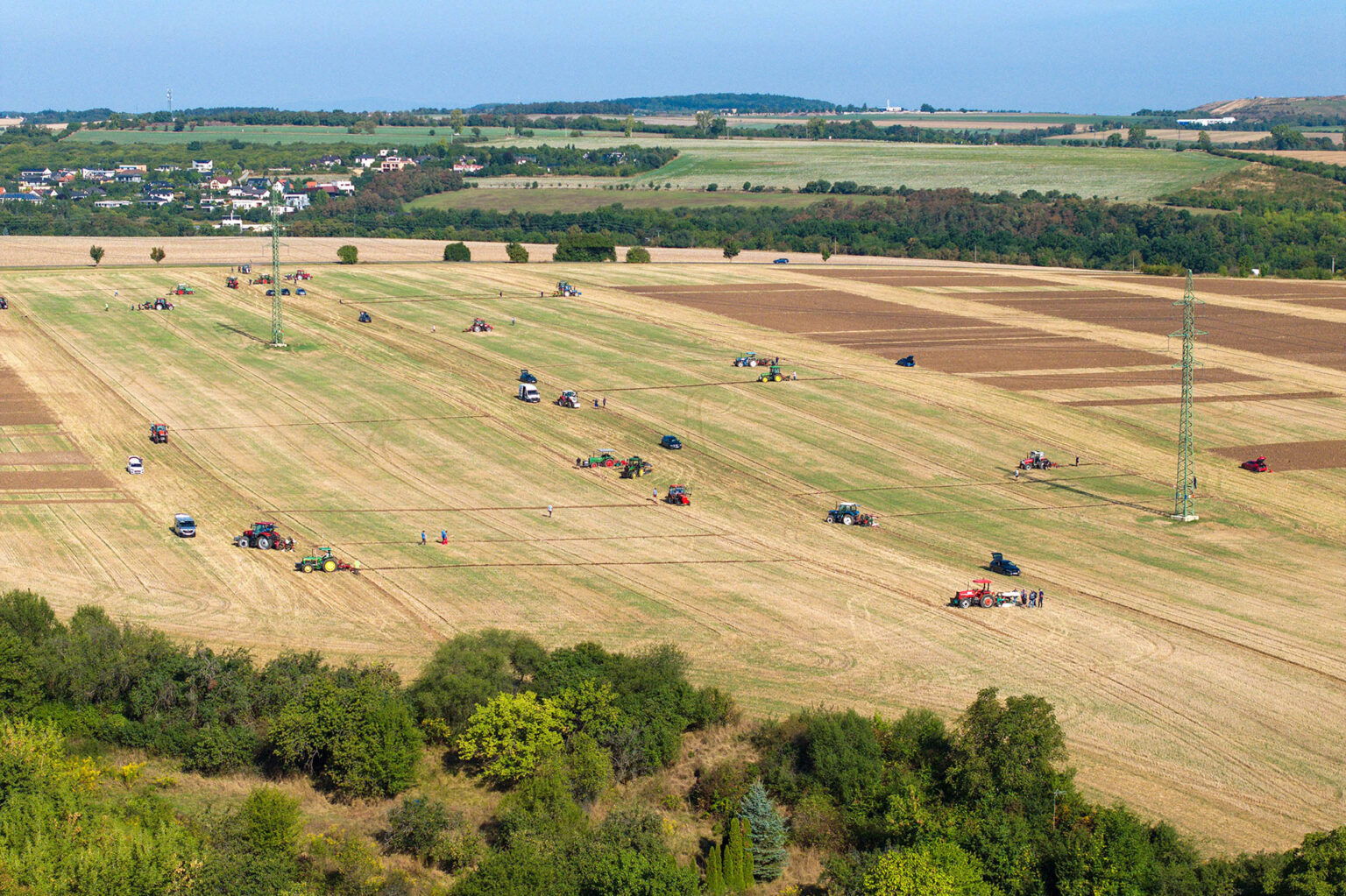 World Ploughing 2025 – Practise Days From Above – World Ploughing Organization